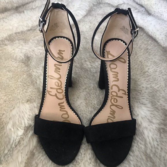 Sam Edelman | Shoes | Sam Edelman Yaro Ankle Strap Block Heel Sandals ...